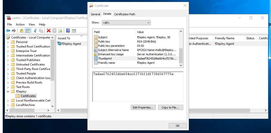 Installing fDeploy Agent | fDeploy Documentation