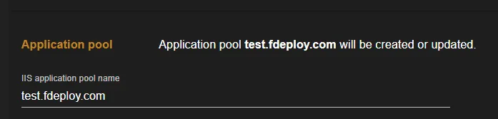Iis Web Application Fdeploy Documentation